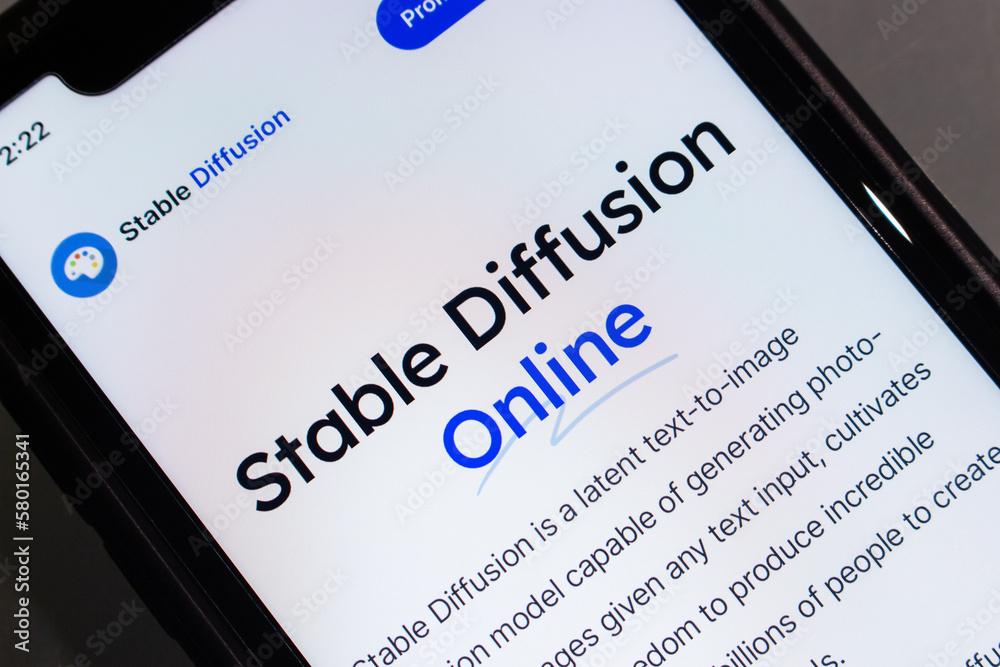 Foto de Vancouver, CANADA - Feb 26 2023 : Website of Stable Diffusion ...