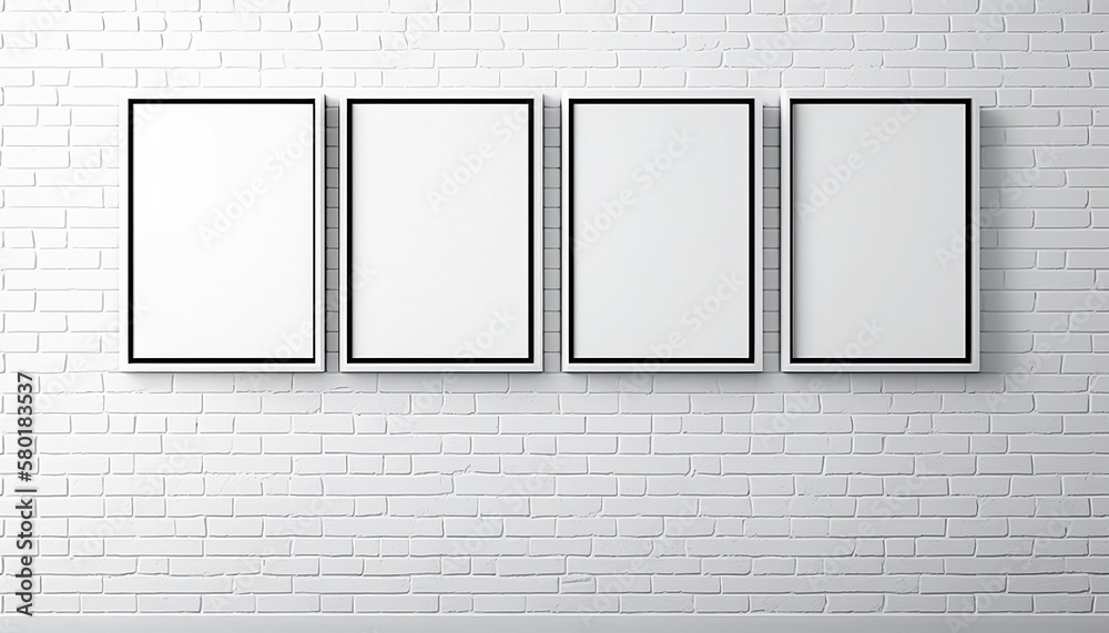 White frames for custom designs. square frames. Rectangular frames ...