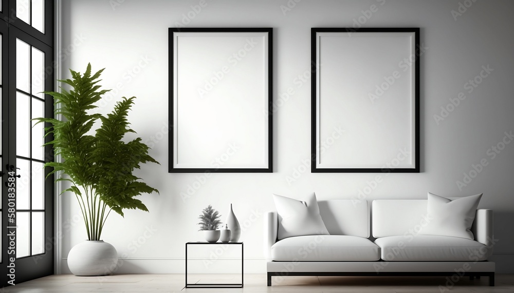 White frames for custom designs. square frames. Rectangular frames ...