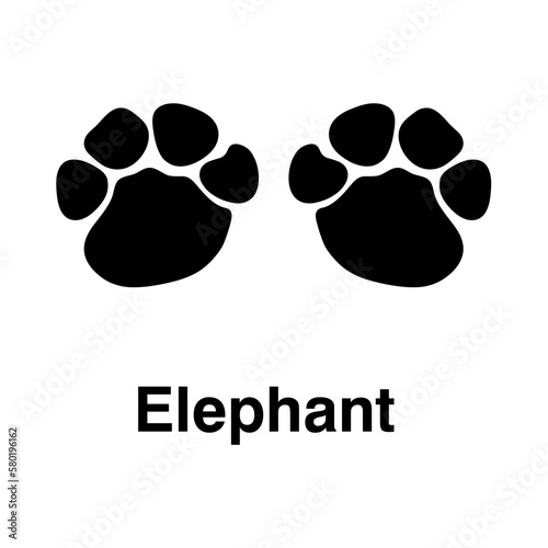 Elephant Footprint Template