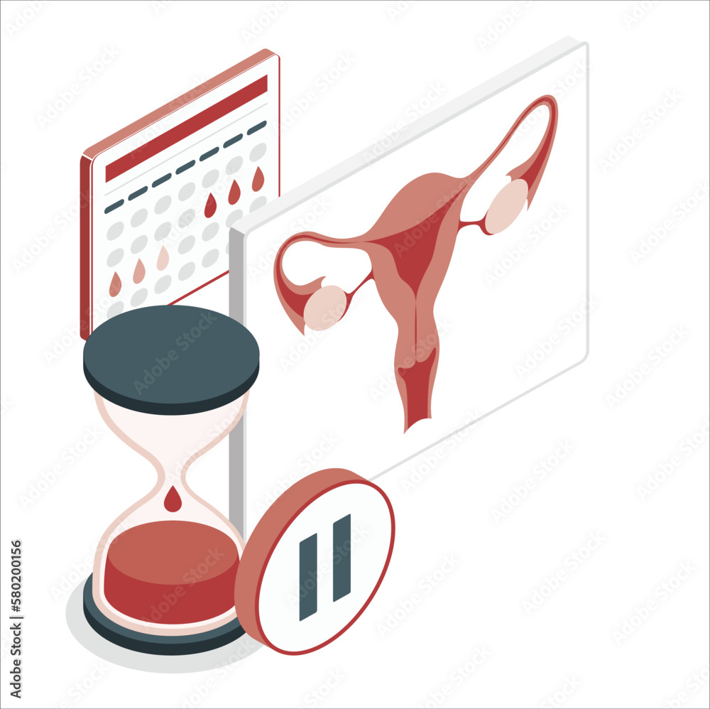 Beautiful Female Reproductive System with Flowers.Feminine Gynecology ...