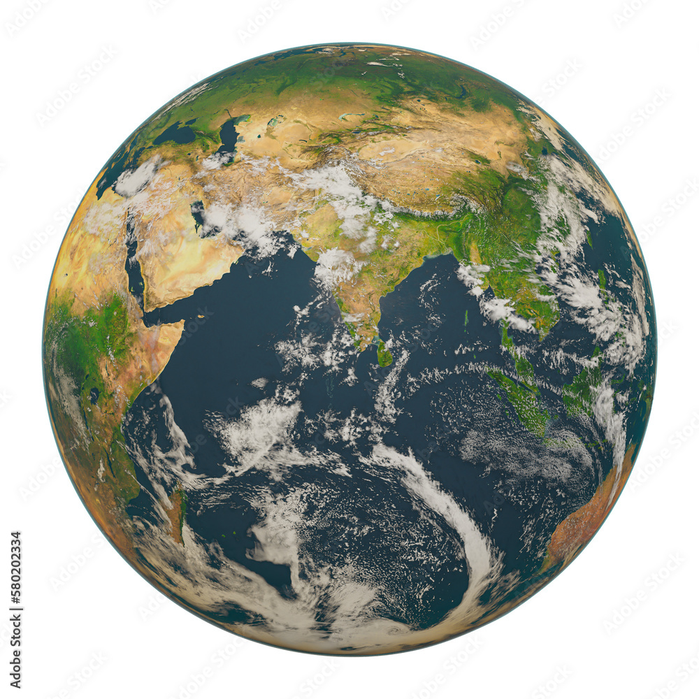 Planet Earth globe isolated on transparent background. Elements of this ...