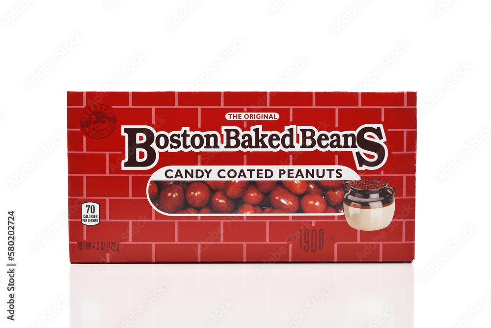 IRVINE, CALIFORNIA - 11 MAR 2023: A box of The Original Boston Baked ...