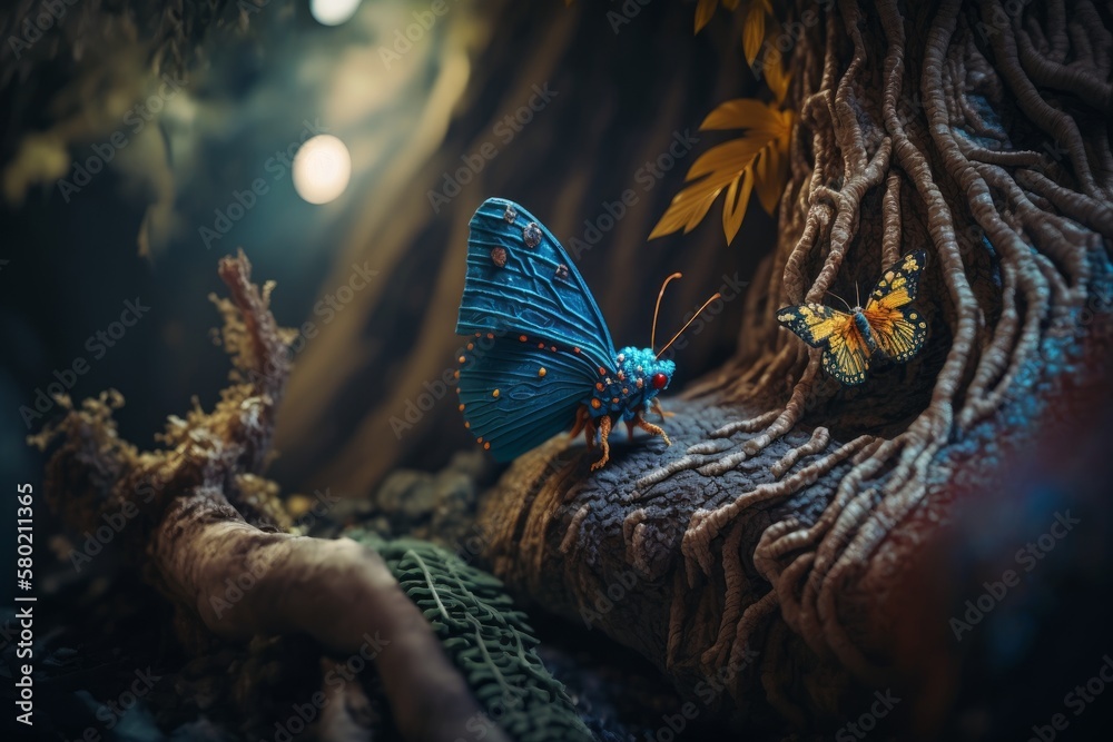 Exploring a Hidden Treehouse with a Butterfly in Unreal Engine 5's ...