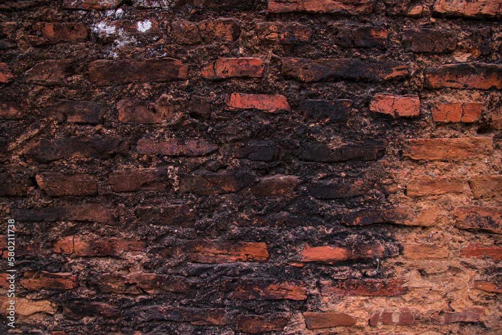 Old historical building brick wall texture background. Brick wall ...