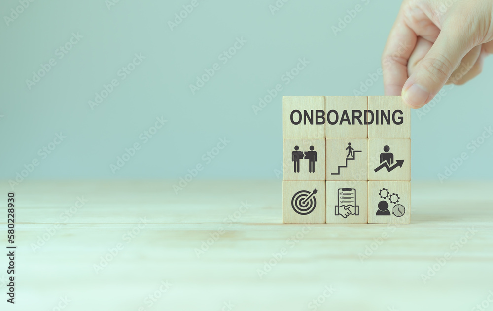 Onboarding new employee process concept. Ensuring that the new ...