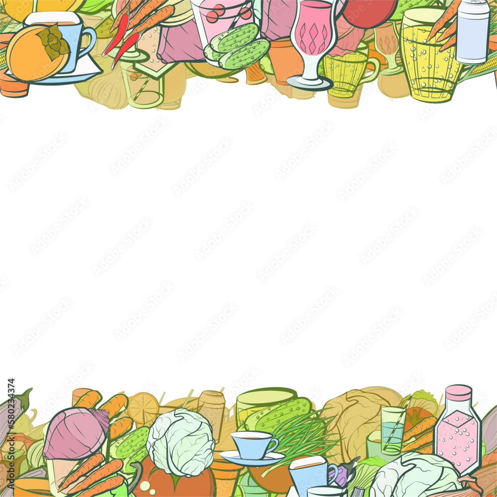 Background pattern abstract design texture. Health food and Drinks ...