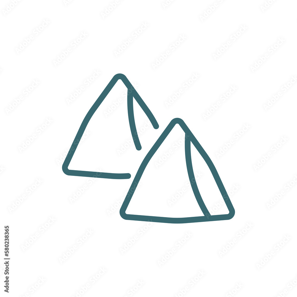 samosa icon. Thin line samosa icon from islamic and ramadan collection ...