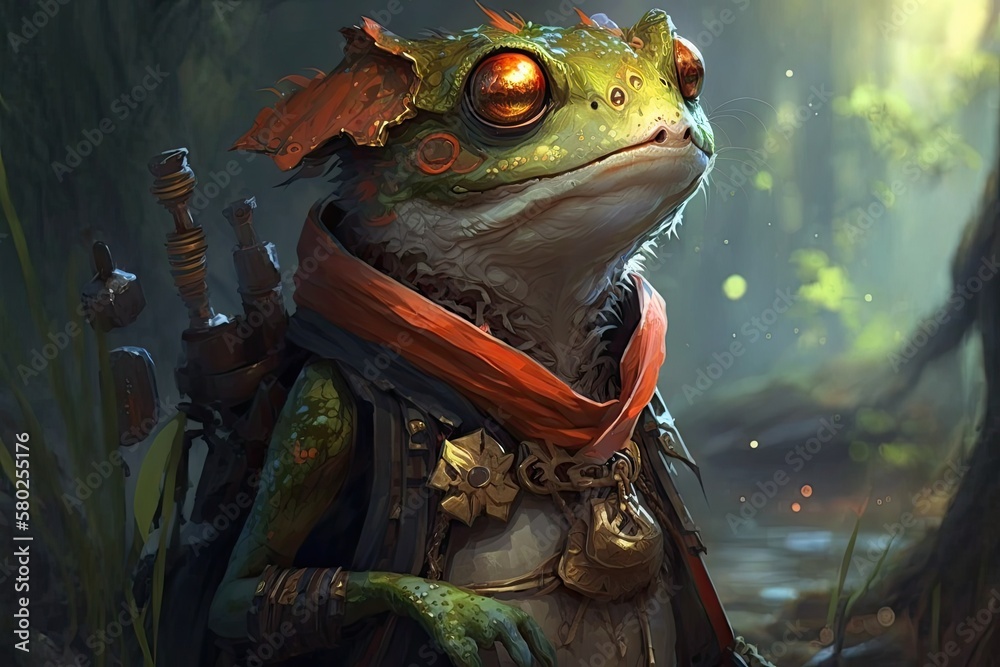 Beautiful Frog. Making a character. Characters in concept art ...