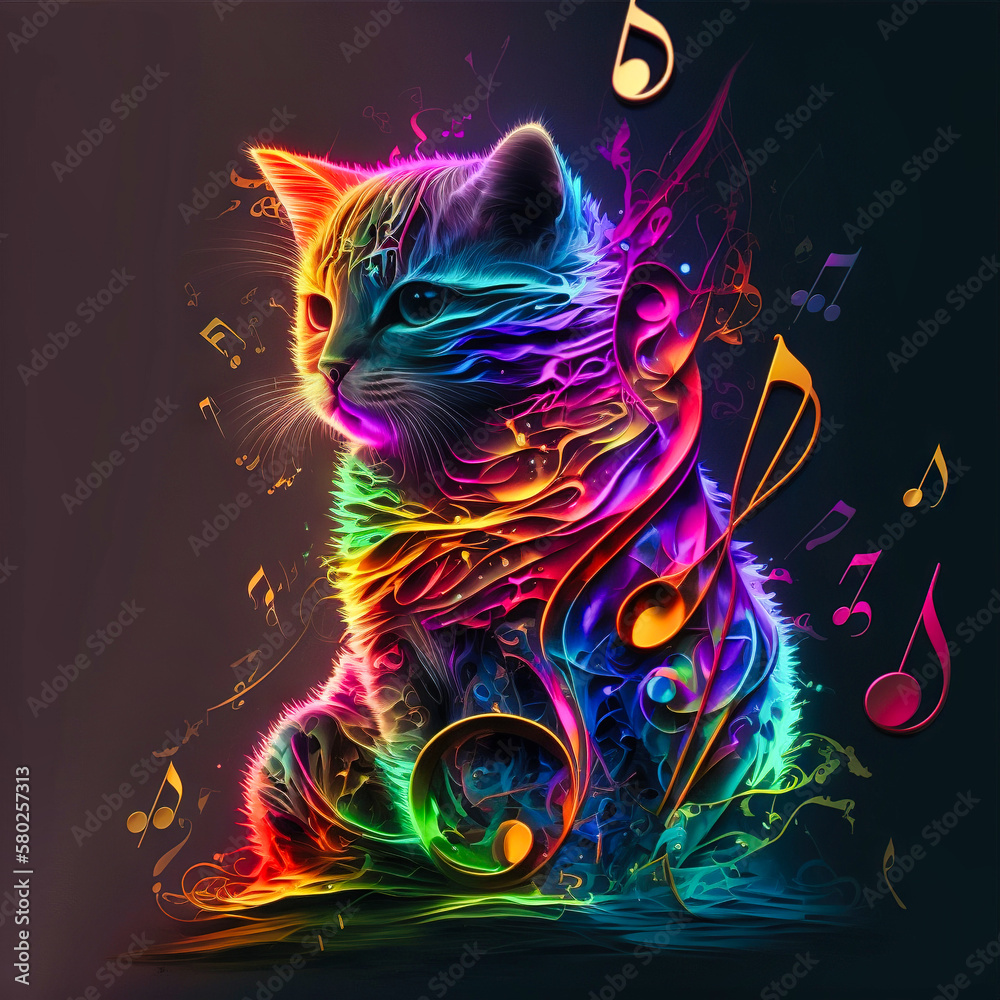 Music graphite poster, treble clef and notes. Background, wallpaper ...