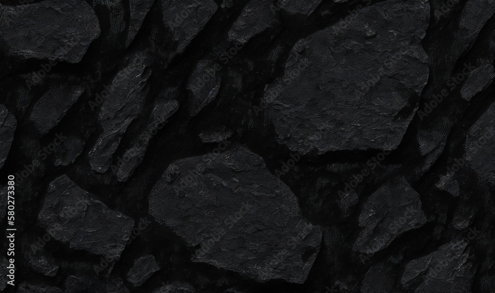 a black rock wallpaper with a pattern of rocks on the side of the wall ...
