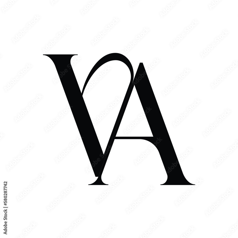 Initial Letter VA Logo Design Outstanding Creative Modern Symbol Sign ...