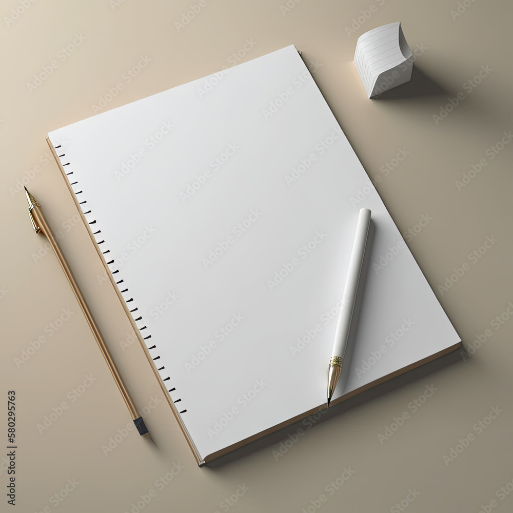 Pen and Paper Backdrop with empty copy space for text - Pen and Paper ...