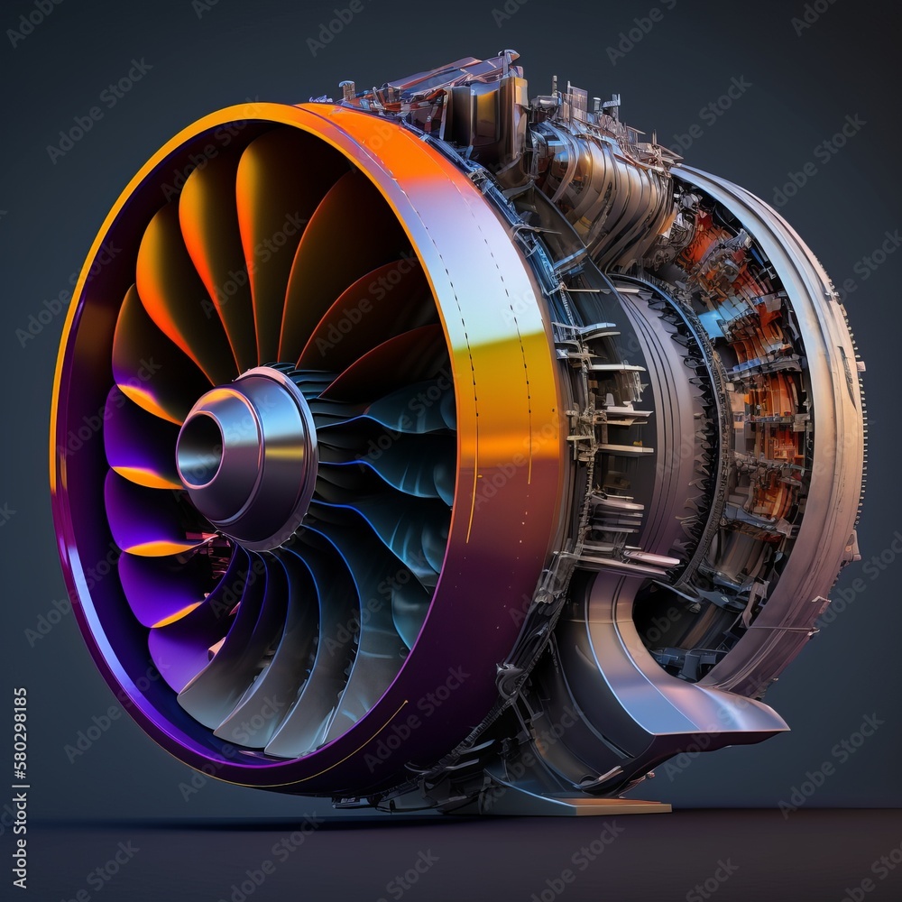 A turbofan engine is a complex component in aircraft that is designed ...