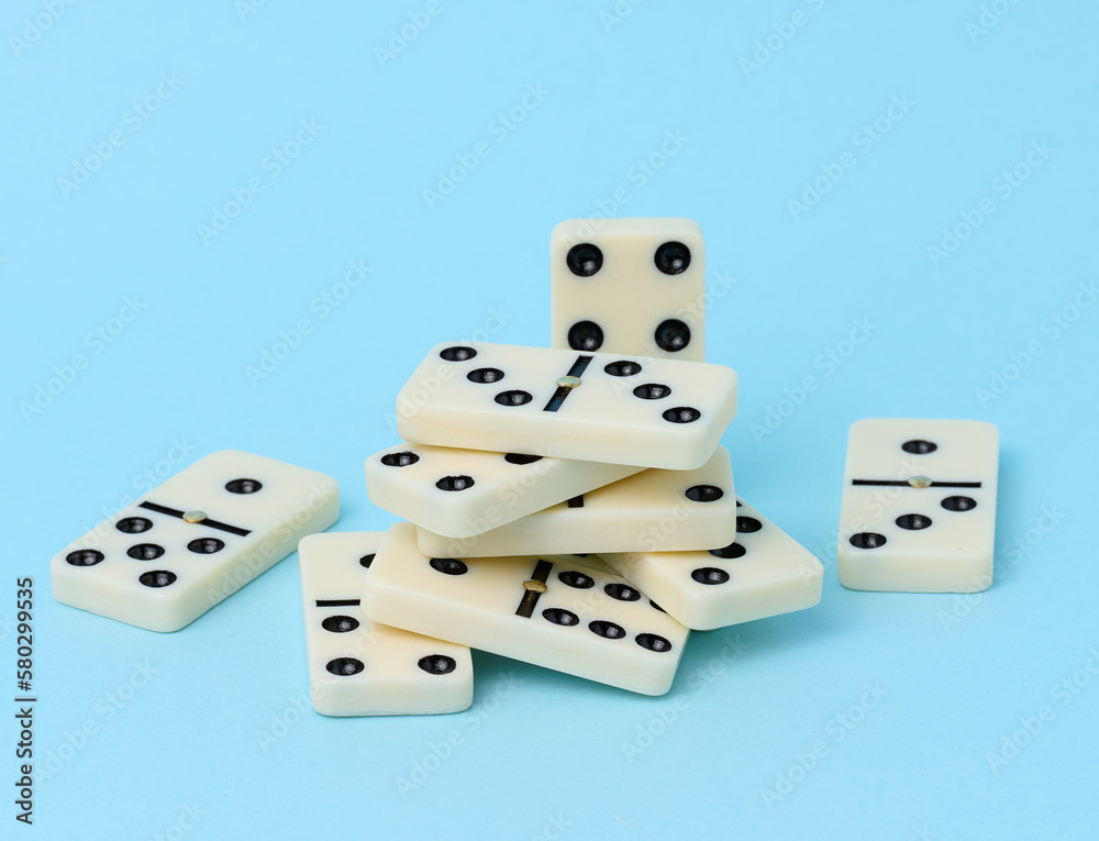 Blue Dominoes