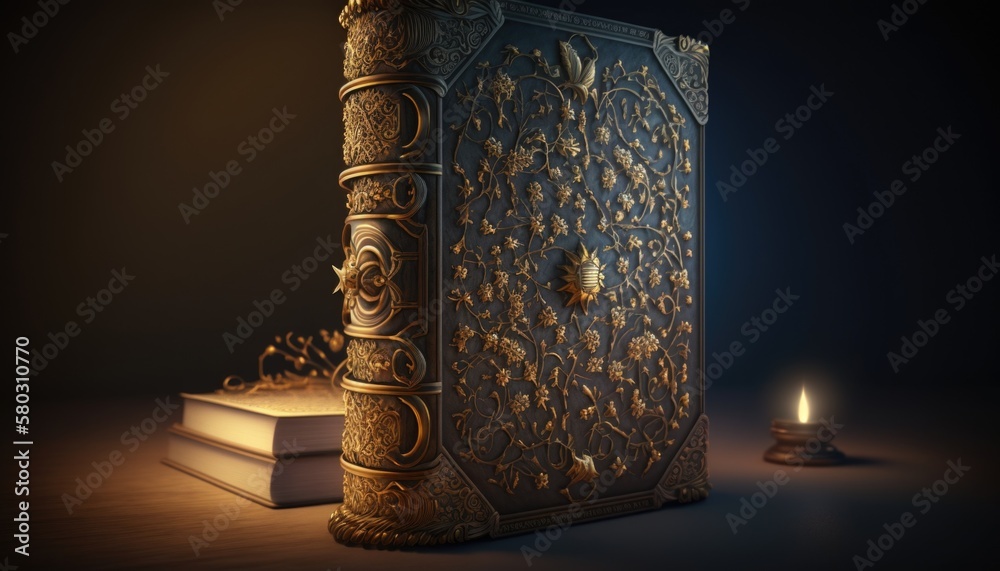 Ancient Tome's Enigmatic Cover Unveiled in Epic 3D Scene of Mythical ...