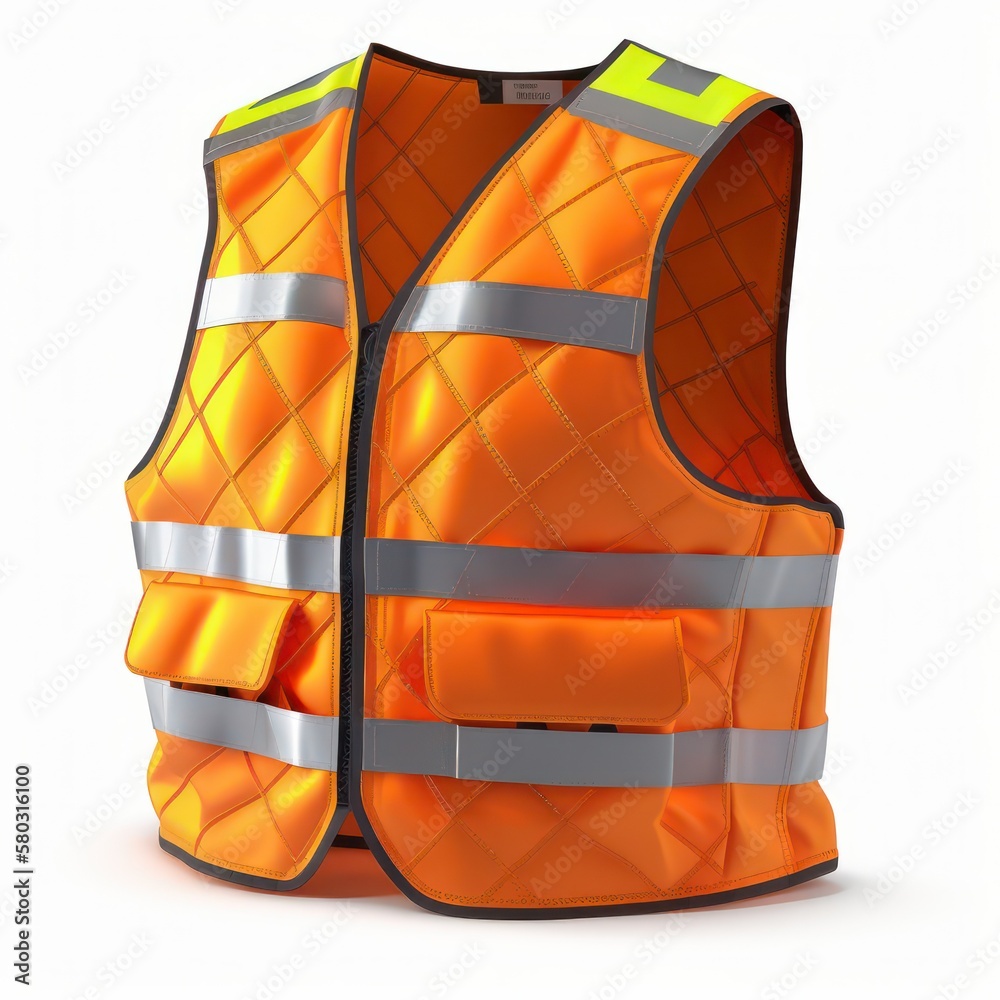 Reflective safety vest for construction and maintenance workers, high ...
