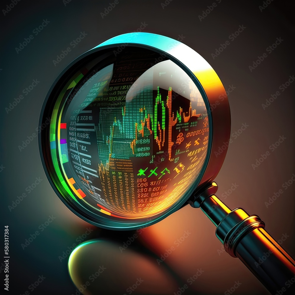 Four high-quality magnifying glasses with varying strengths and sizes ...