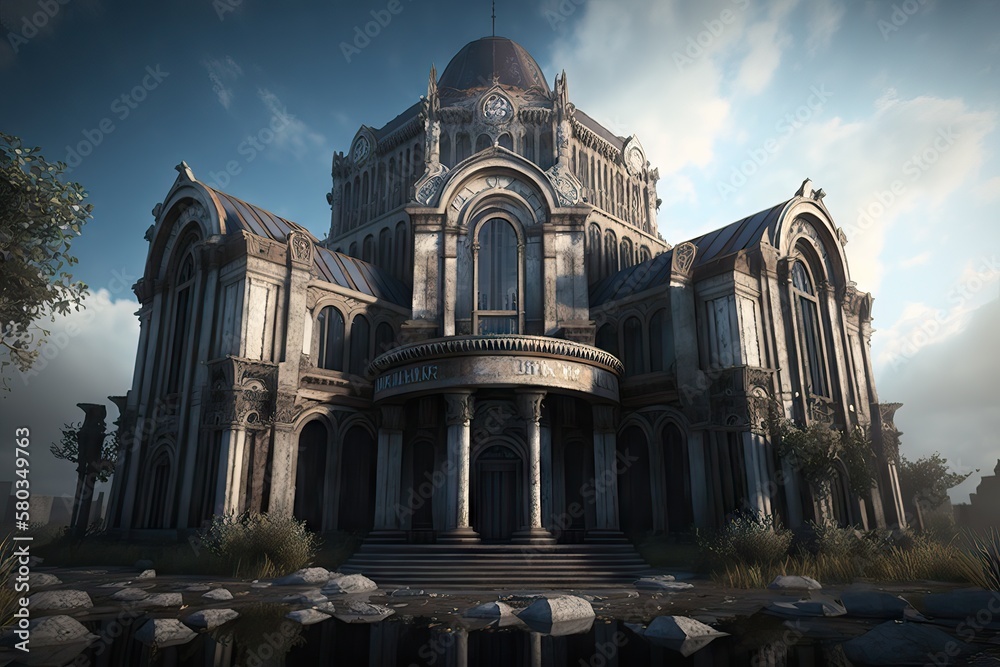 Illustration of a Time-worn grandeur: an awe-inspiring medieval ...