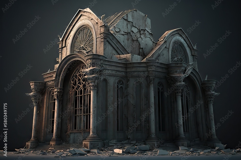 Illustration of a Time-worn grandeur: an awe-inspiring medieval ...