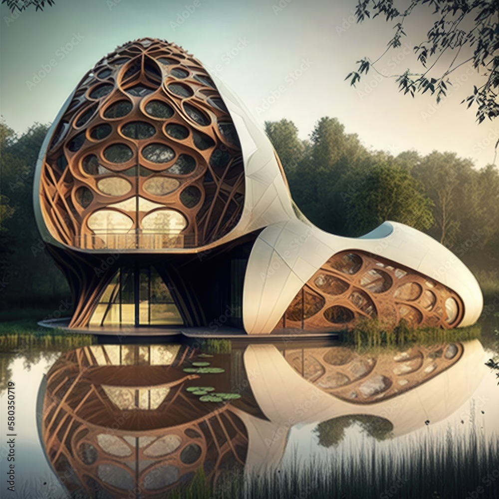 Biomimicry in Architecture: NAO Robot Inspires Innovative Design Stock ...