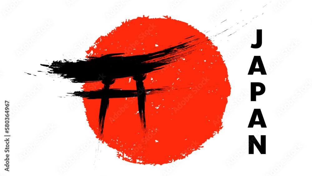 Japan logo design ,symbol of Japan ,Vector illustration EPS 10 Stock ...