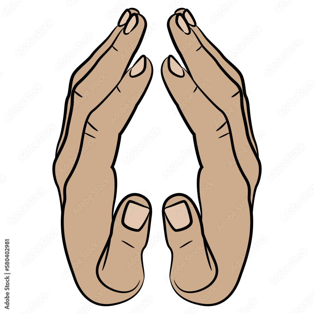 Two Open Hands Together