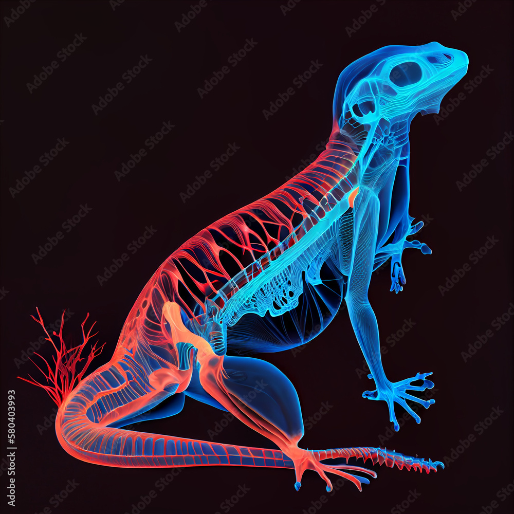 AI Generative x-ray anatomy image ilustração do Stock | Adobe Stock