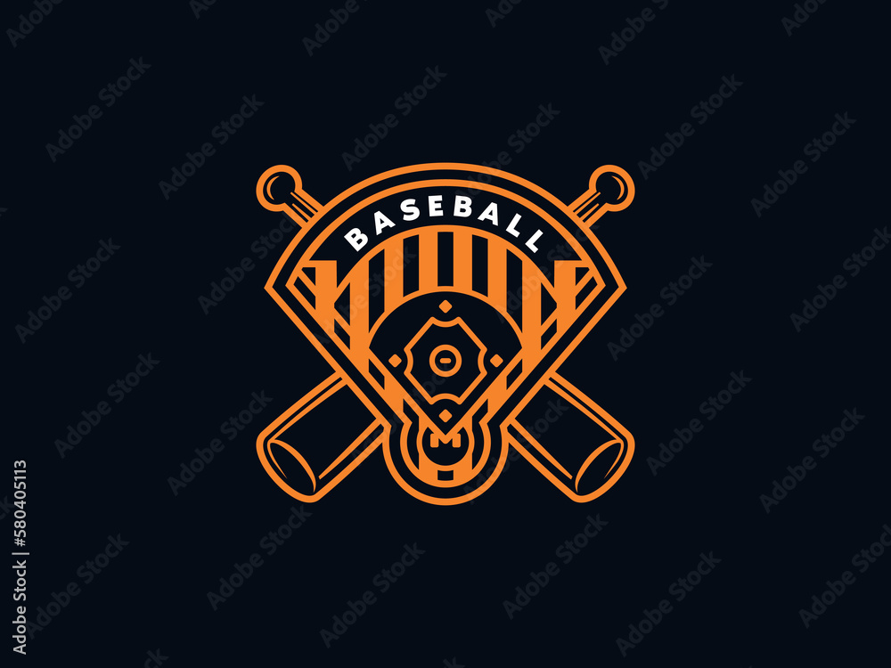 sport, badge, baseball, emblem, game, team, design, symbol ...
