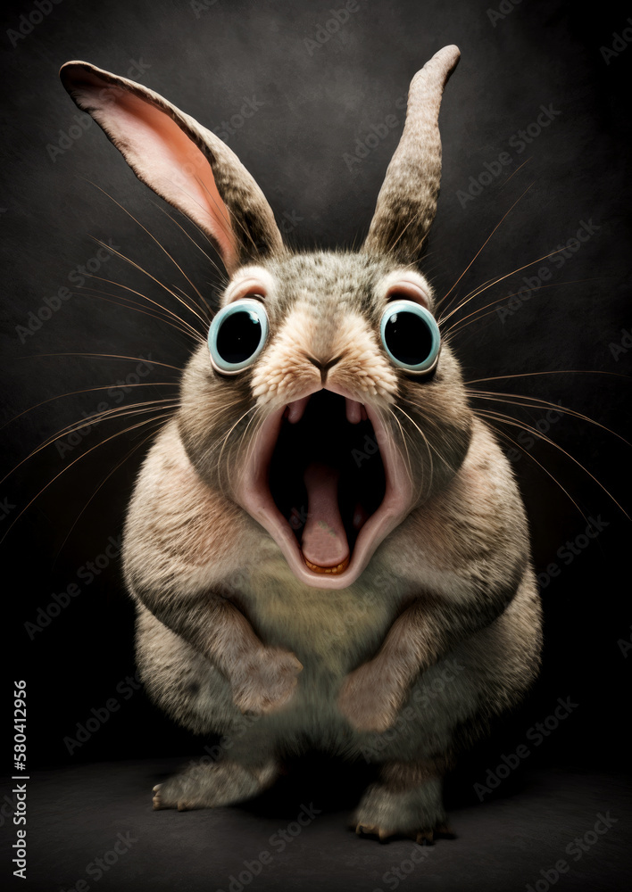 Yawning Rabbit Eyes