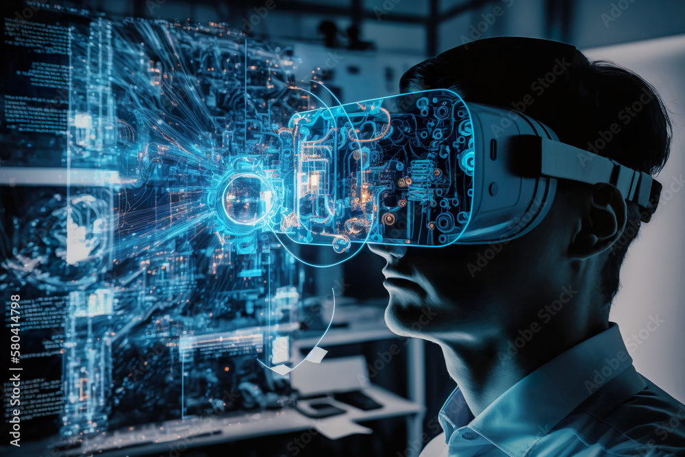 Futuristic Technology in smart automation industrial high efficiency ...