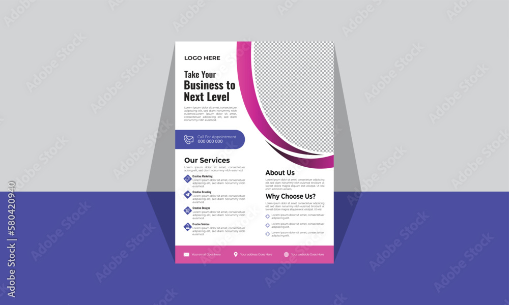 Creative professional business poster in A4 siz Corporate business ...