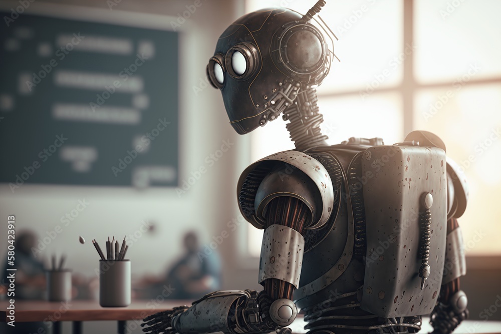 Artificial intelligence machine learning in classroom . Education ...