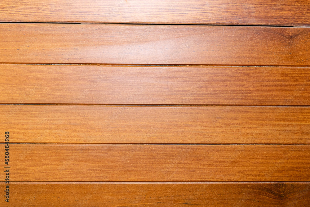 Brown slatted wood texture with grain between the slats Stock Photo ...
