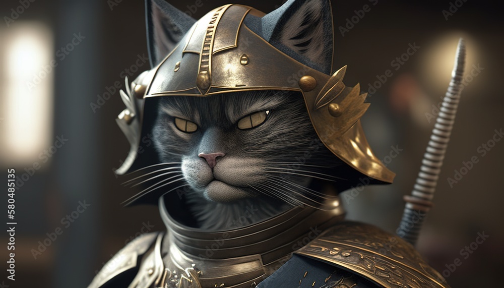 Samurai Cat is a fictional feline warrior, skilled in martial arts and ...
