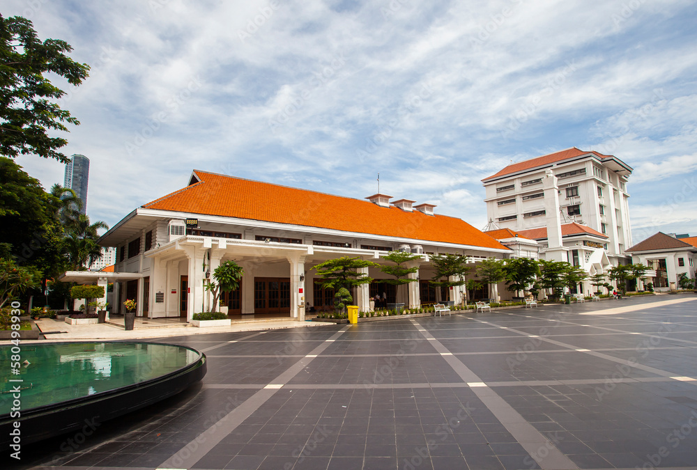 Surabaya Square (Alun-Alun) and Balai Pemuda Building are one of the ...