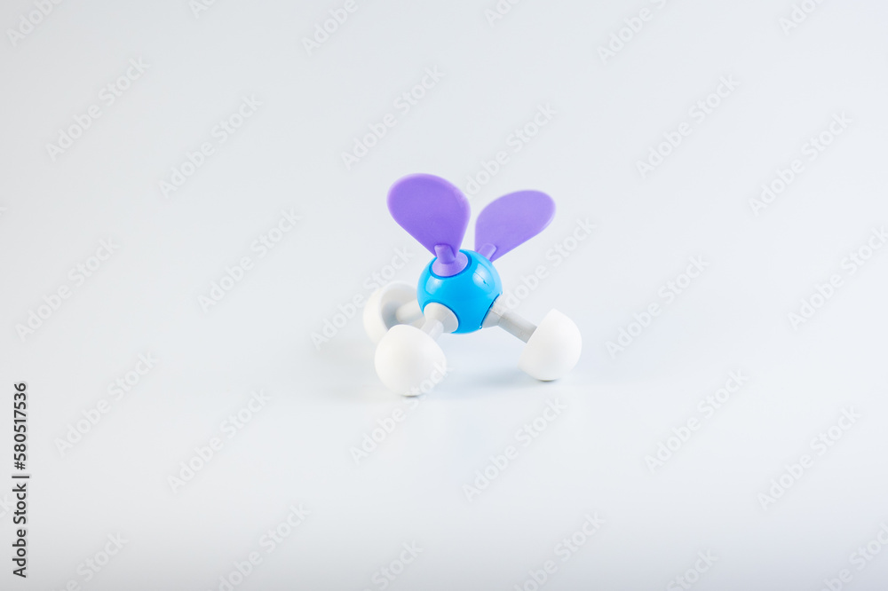 ammonia molecular structure isolated on white background. Chemical ...