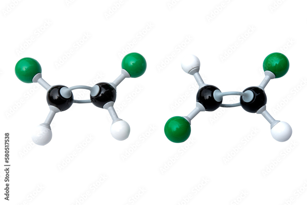 dichloroethylene , chemical structure, molecular formula and use. Stock ...