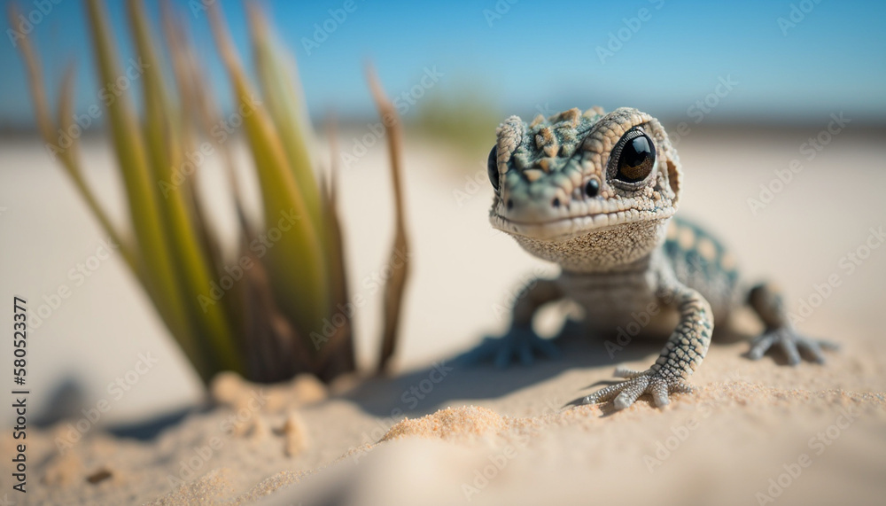 Cute Baby Lizard