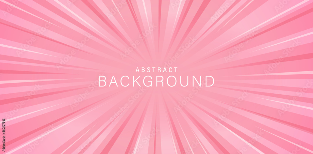 Vector illustration Abstract pink background with rays for e commerce ...