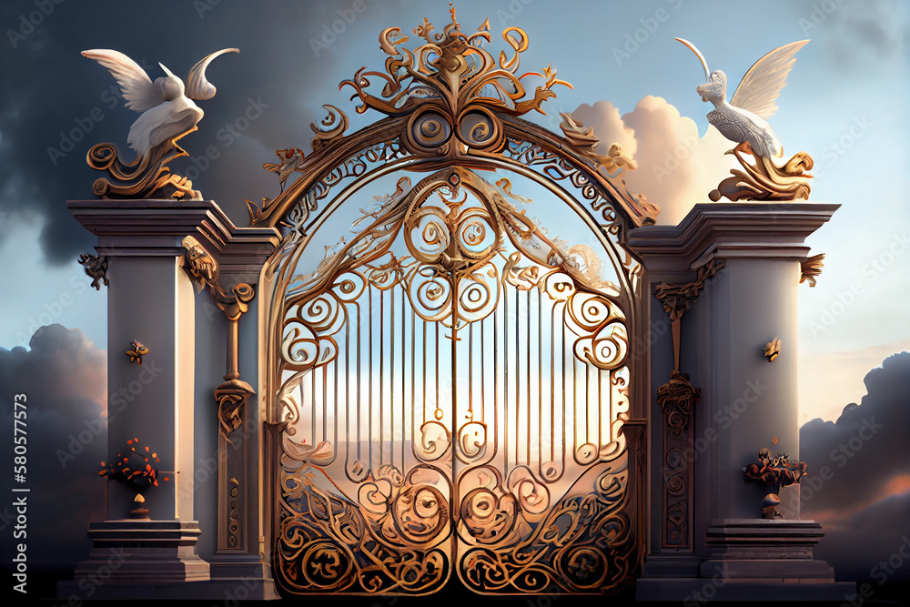 Heaven: A common depiction of the afterlife in many religions, often ...