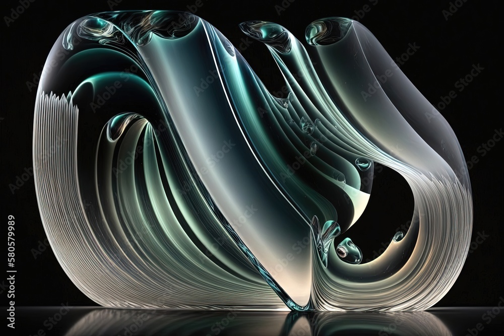 Gray abstract liquid with flowing shapes. Modern and sophisticated ...