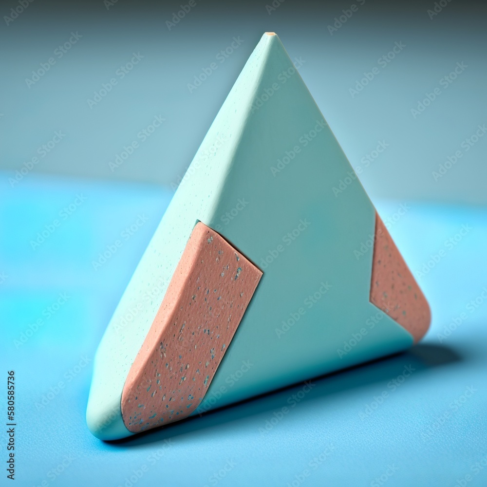eraser, triangular shape school for children color textbook device for ...