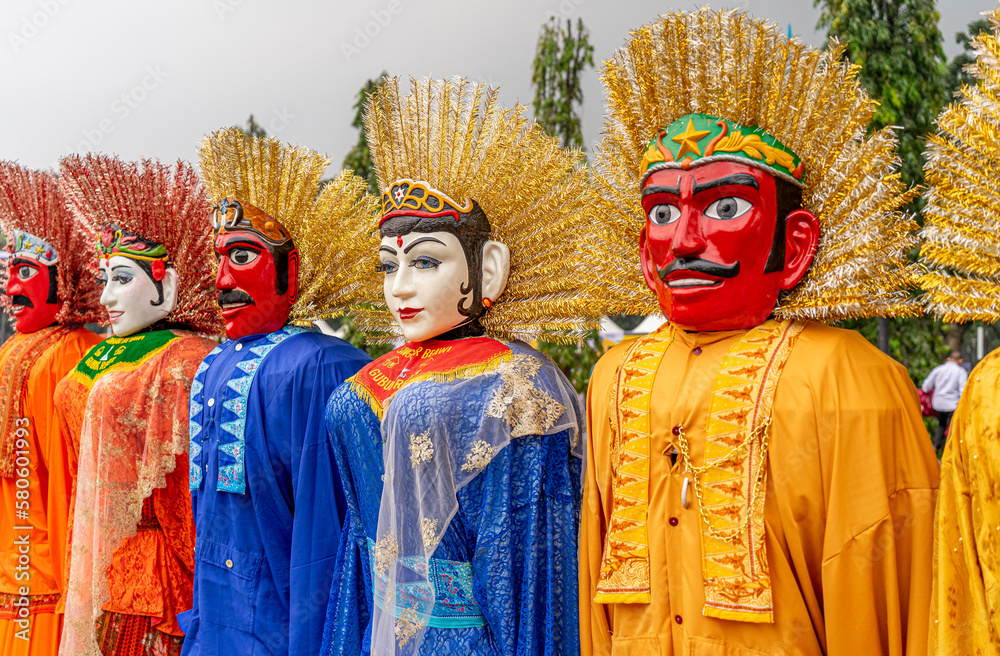 Ondel-ondel is a large puppet figure featured in Betawi folk ...