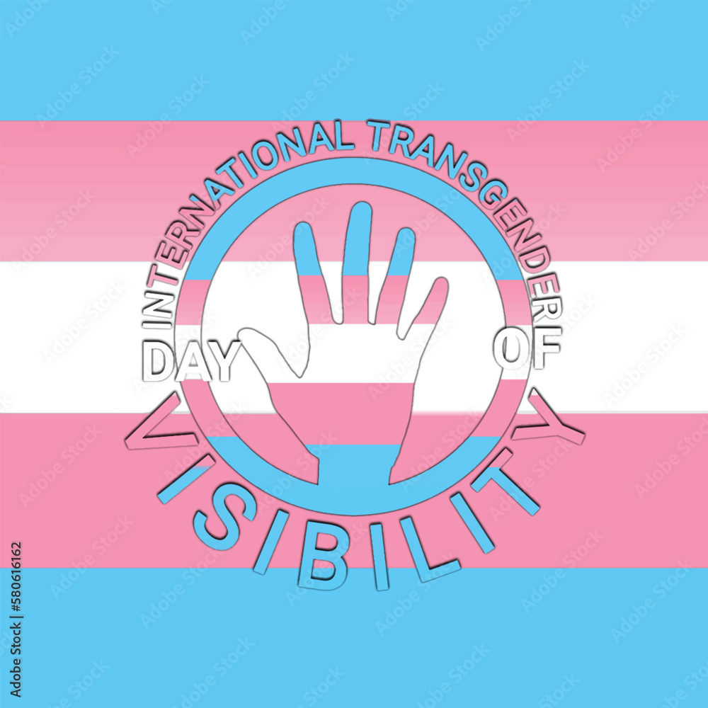International Transgender Day of Visibility vector illustration ...