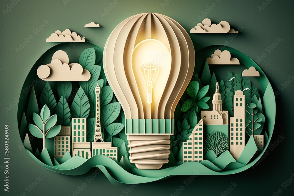 Revolutionizing Energy: Achieving Carbon Neutrality by 2050 through Innovative Paper Cut Light ...