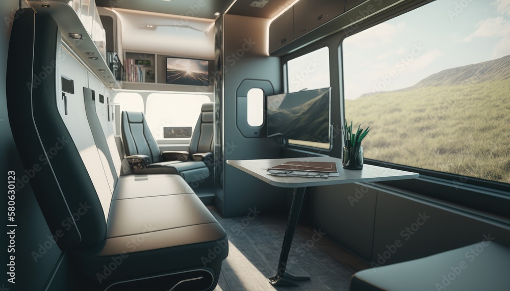 Future of Road Trips with an Autonomous Tesla Semi RV Futuristic ...