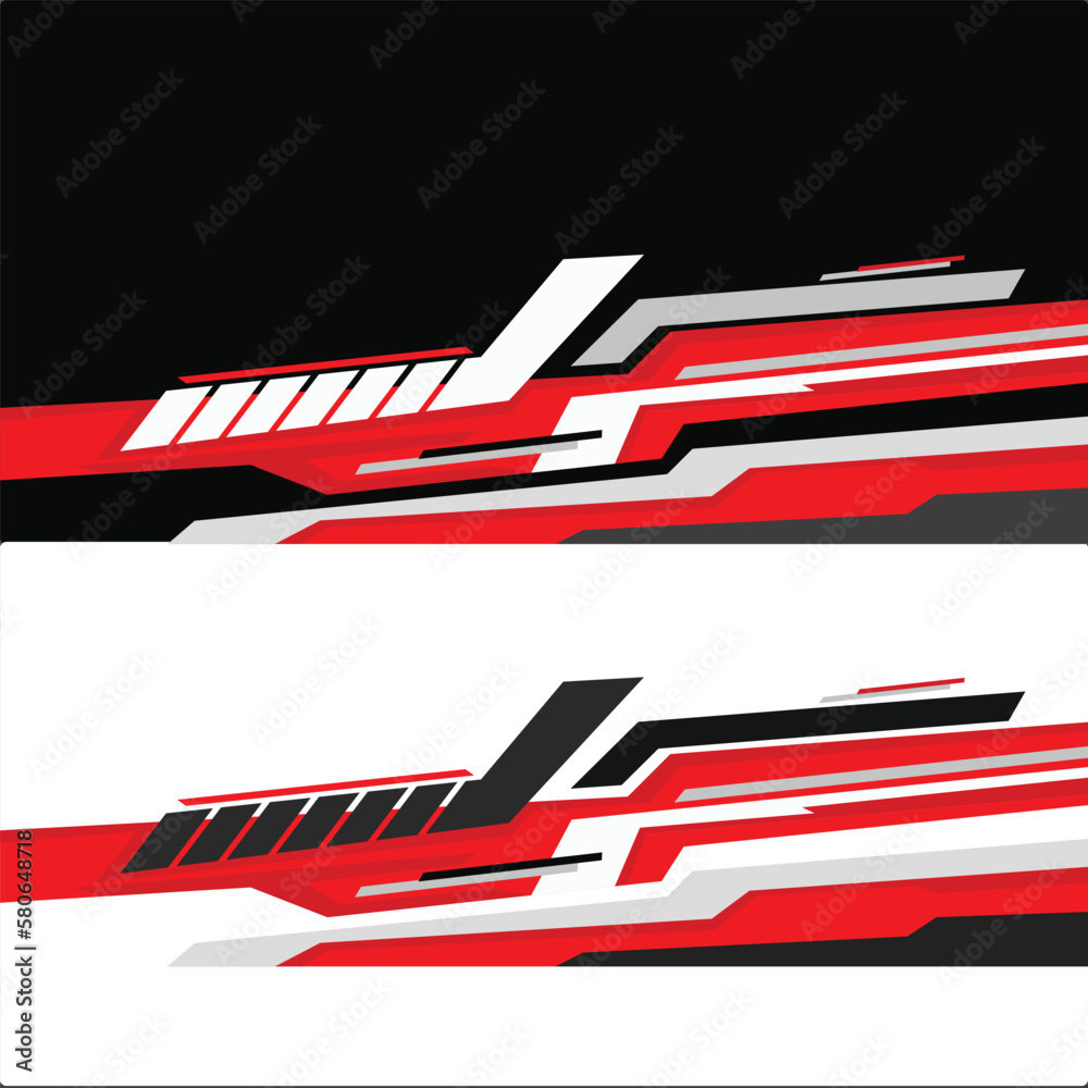 city car wrap livery sticker vector design. custom livery race rally ...