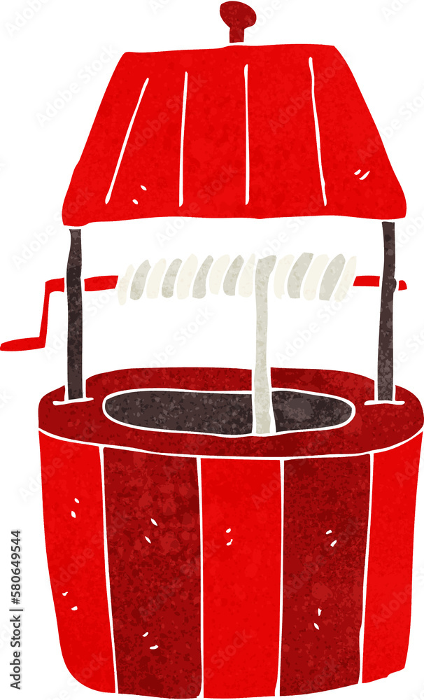 cartoon wishing well Stock Illustration | Adobe Stock