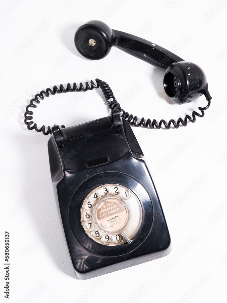 Fotografia do Stock: kent, uk 01.01.2023 A retro dial 746 antique ...